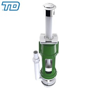 Niagra Dudley Green Toilet Flush Valve Push Button Toilet Syphon Dual ...