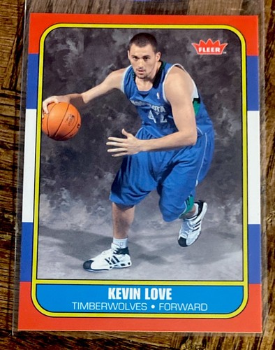 2008-09 FLEER 1986-87 RETRO ROOKIES KEVIN LOVE ROOKIE INSERT CARD ...