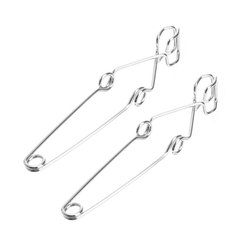 2 Pcs Test Clip for Experiment Lab Clamp Clips Tube Metal Clamps | eBay ...