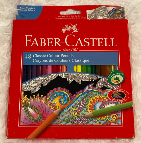 BRAND NEW VTG Faber-Castell Classic Colour Pencils 48 Colour In A ...