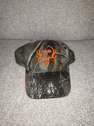 Realtree Bone Collector Call Adjustable Camo Hat Michael Waddell Mesh ...