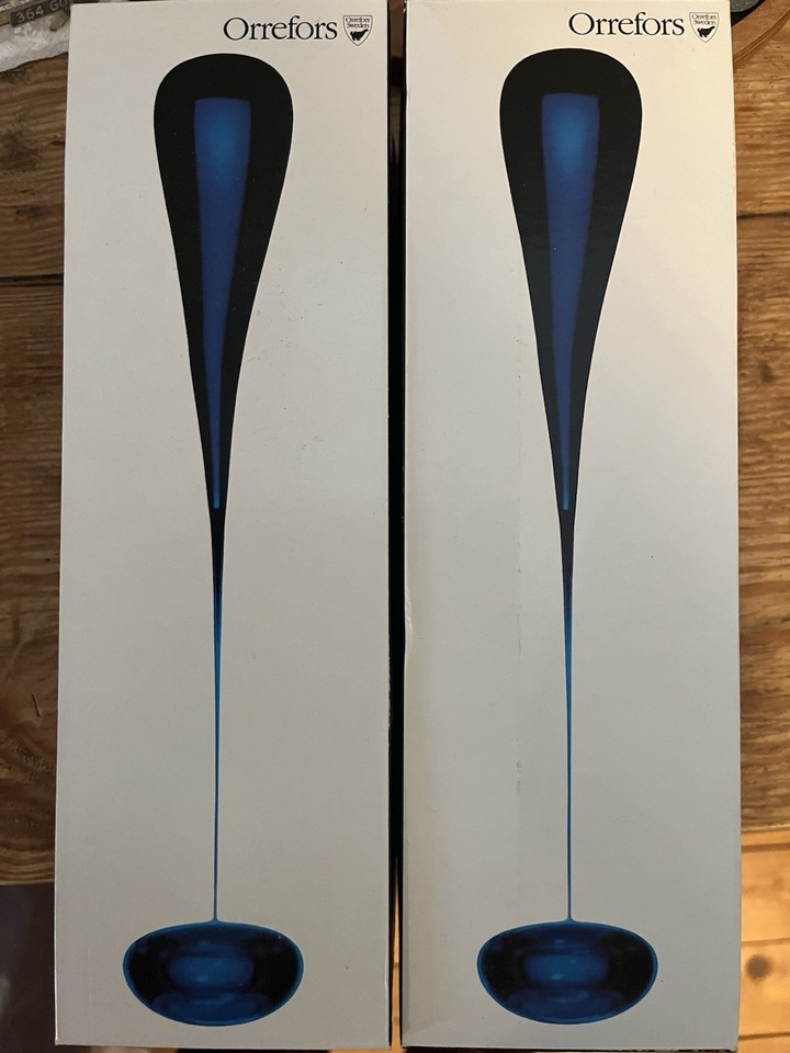 Pair of rare boxed intermezzo champagne flutes | eBay UK