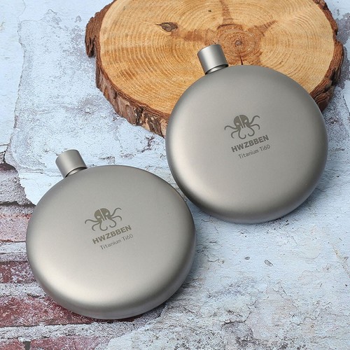 Pure Titanium Water Wine Coffee Tea Bottles Flasks Cans Portable ...