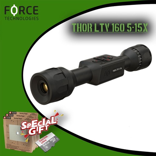 SET ATN Thor LTV 160 5-15x + FREE GIFT Target set + SD card ...
