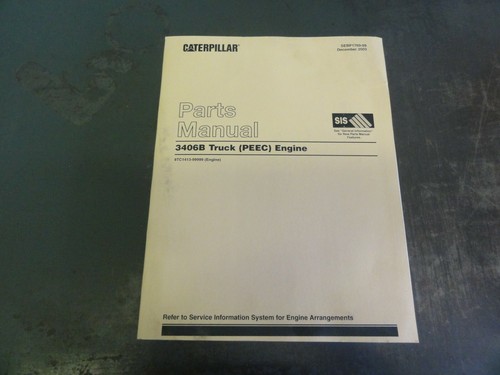Caterpillar CAT 3406B Truck (PEEC) Engine Parts Manual SEBP1769-09 | eBay