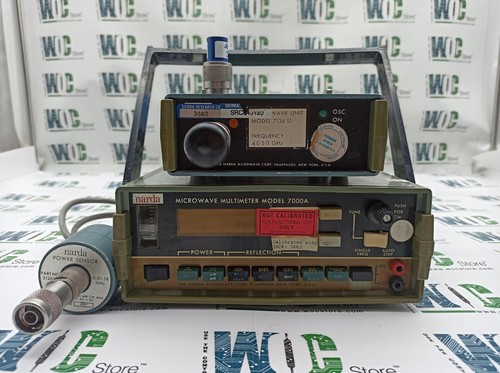 MODEL 7000A 7134-S1 / 212631 NARDA MICROWAVE MULTIMETER TEST INSTRUMENT ...