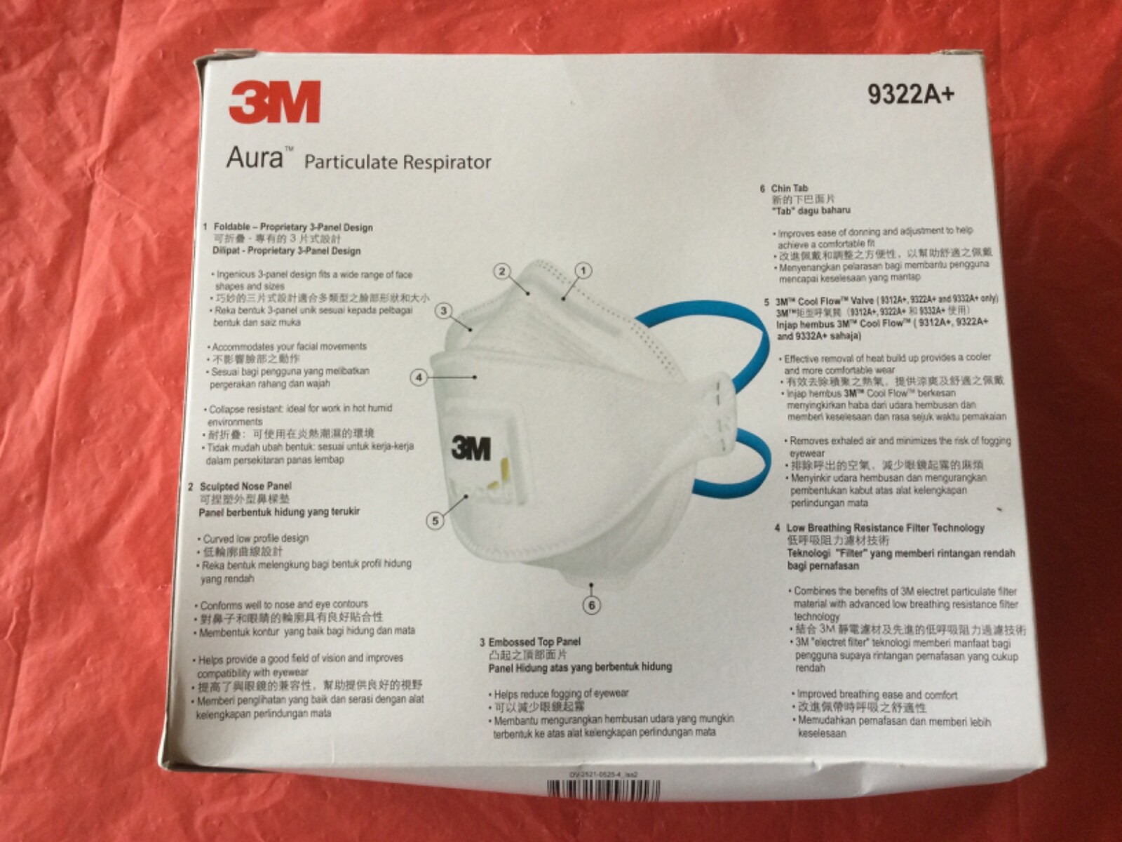 30 of the 3M 9322A+ Dust Particulate Respiratr (Three packs of 10) | eBay