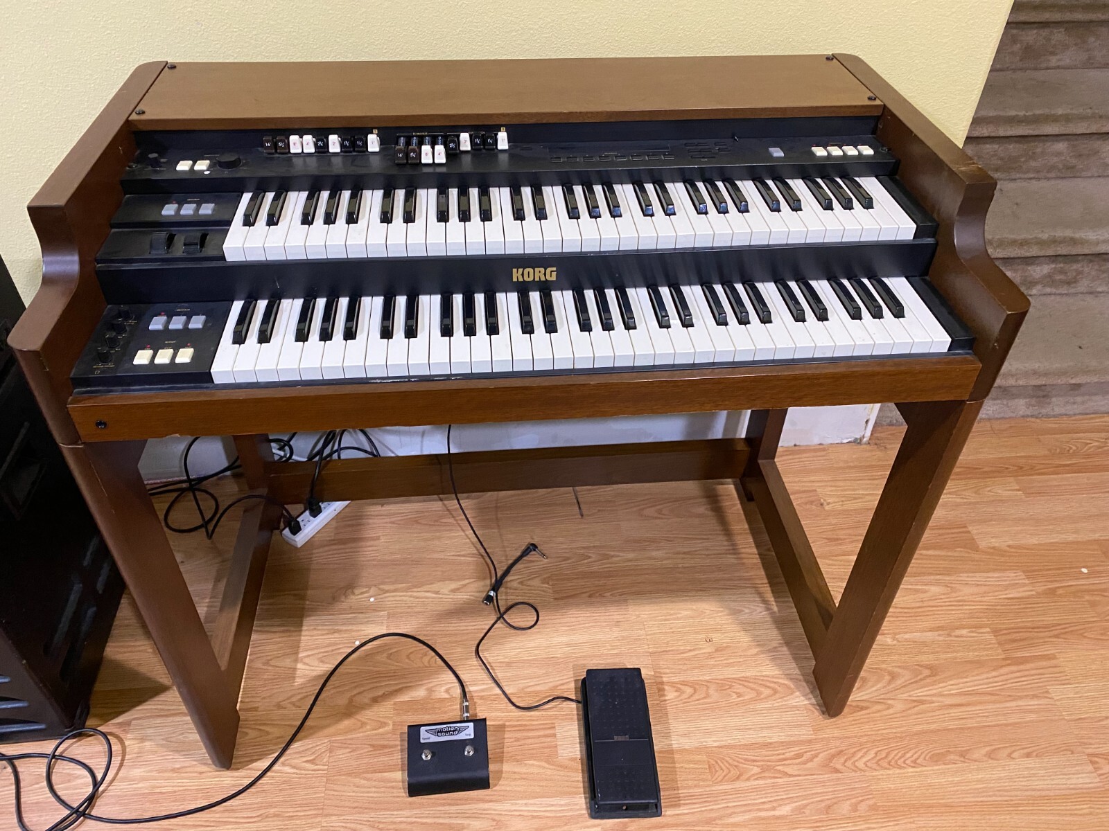 Korg BX3 2-Manual Digital Organ (Used, Gen 2) w/ Motion Sound Lp120 ...