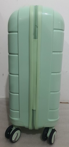Light Green Hard Shell PP Suitcase Medium Small and Underseat Luggage ...