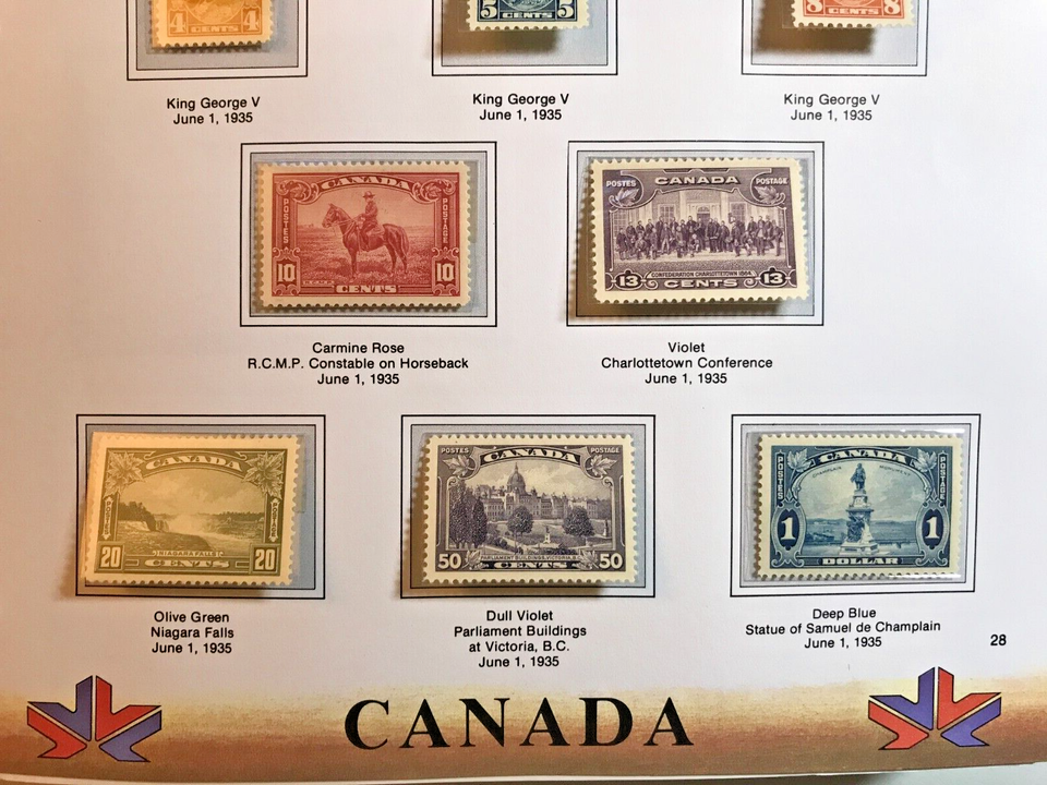 Huge Canada Stamp Collection Mounted in (4) Unity Albums, 1870-2008, CV ...