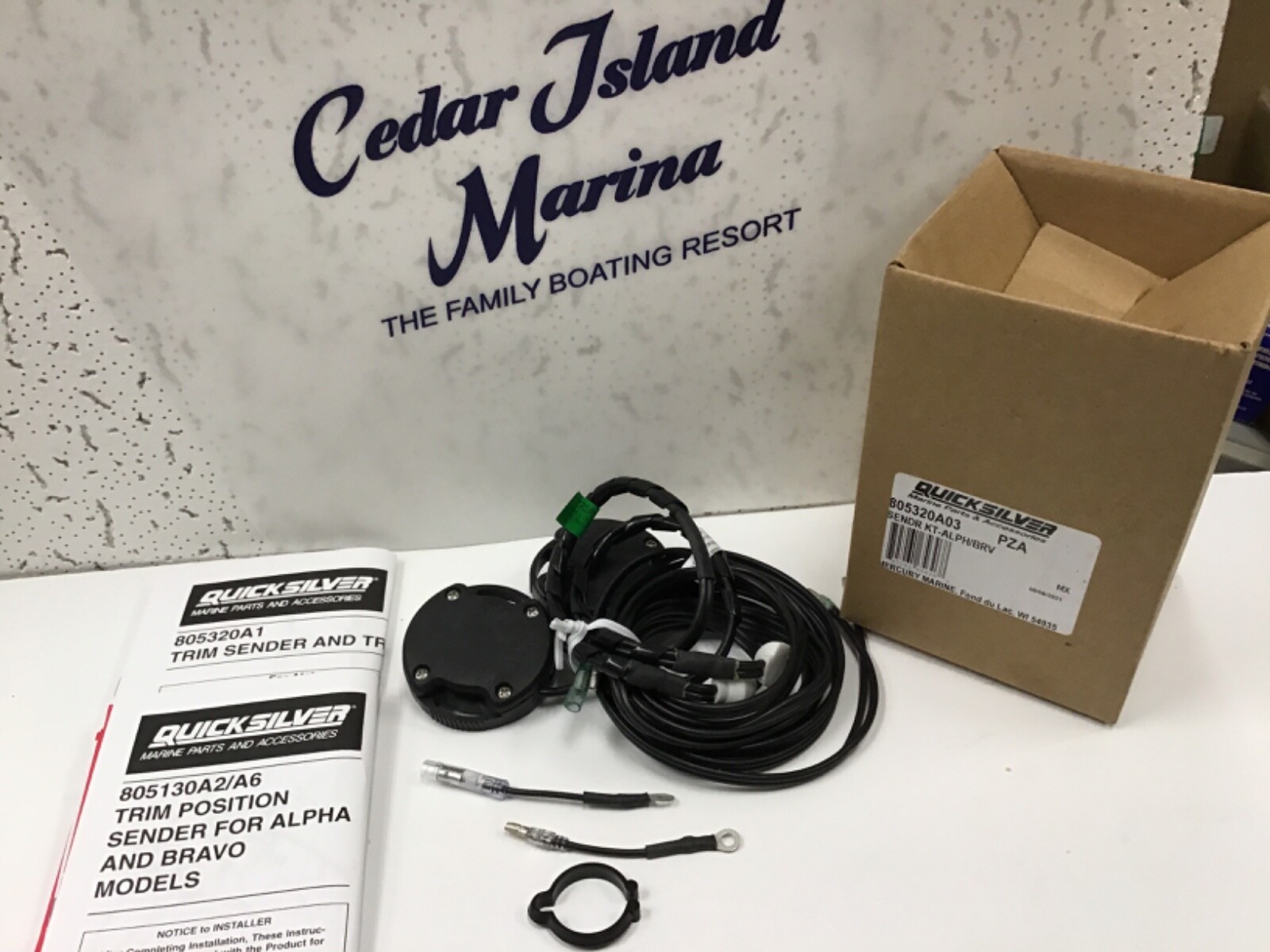 NEW GENUINE MERCURY Quicksilver OEM Trim Tilt Sending Limit Sender Kit ...