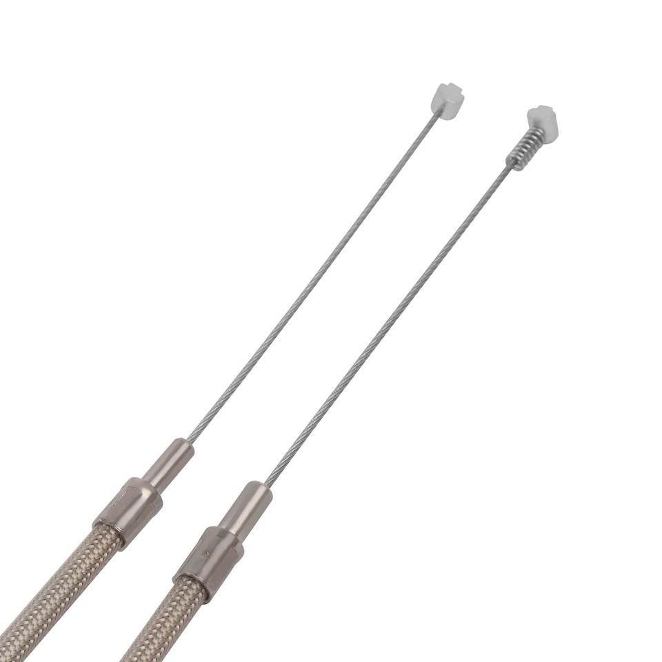 48" Throttle Cable & Idle Cable Kit Compatible With Harley Dyna Super ...