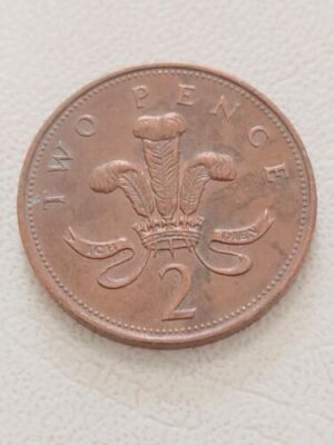 1994 2p Two Pence Coins Prince Of Wales Feathers Good Circulated ...