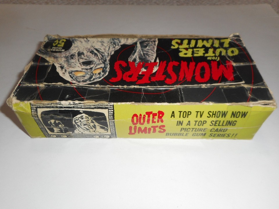 1964 MONSTERS FROM OUTER LIMITS CARD PACK DISPLAY BOX BUBBLES INC. | eBay