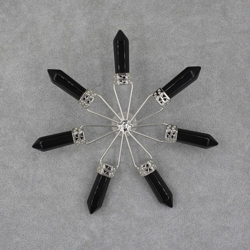 Natural Clear quartz Crystal Energy Generator Point 7 Chakra Stone ...