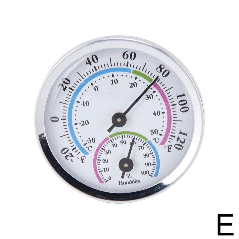 Analog Thermometer Hygrometer Mini Humidity Meter Gauge Temperature ...