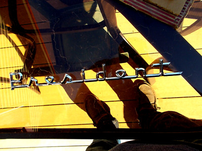 STUDEBAKER PRESIDENT SCRIPT emblem 1956 1957 1958 EXCELLENT USED NOT ...