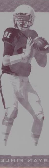 2019 Leaf Metal Draft Preview - Ryan Finley #BP-RF1 Printing Plate ...