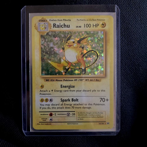 Pokémon TCG Raichu Evolutions 36/108 Holo Rare | eBay