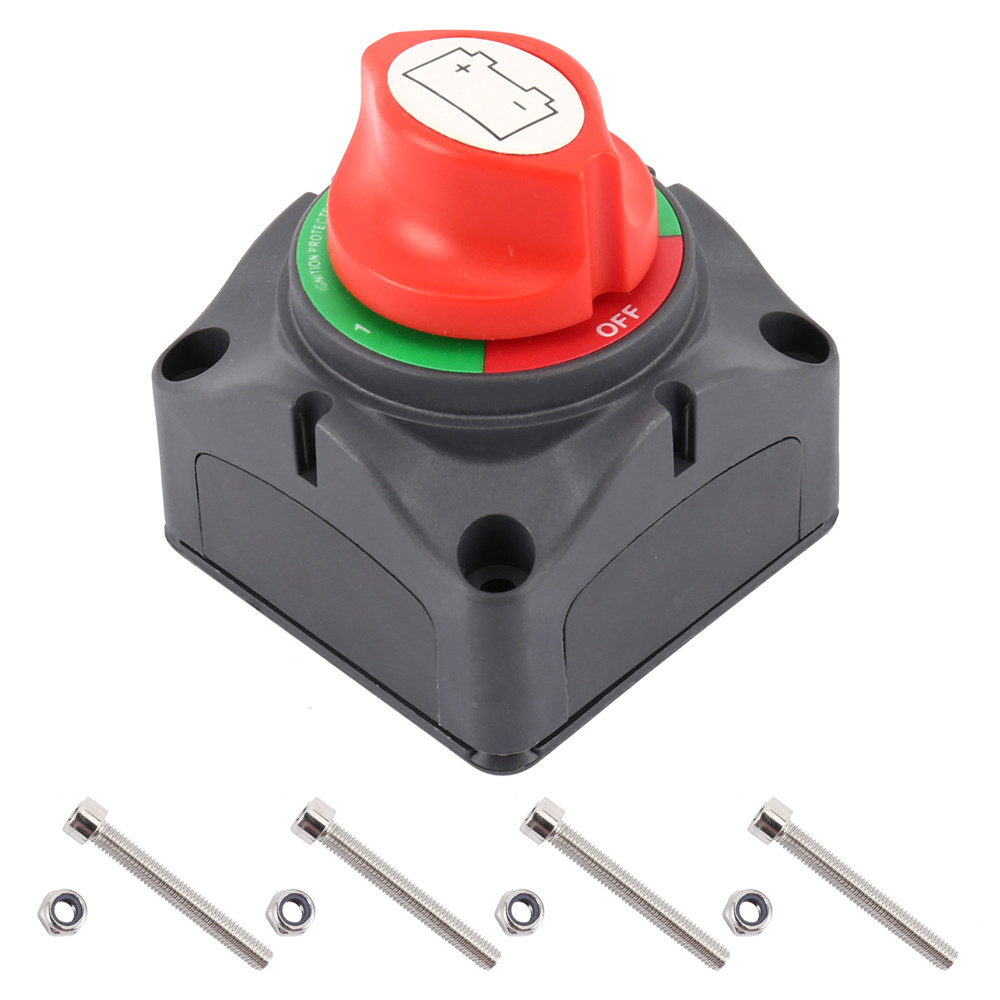 12V Battery Master Switch Boat Marine Caravan Dual Isolator Narva 4Posi ...