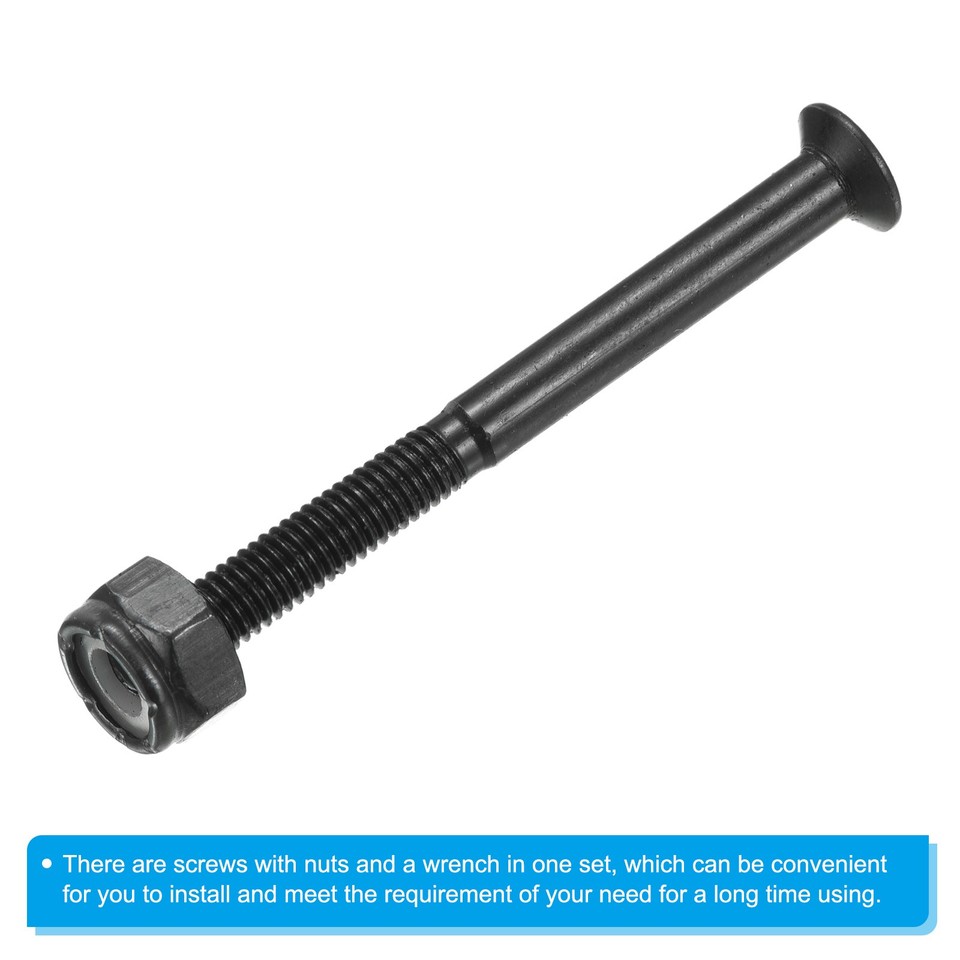 Skateboard Hardware Kit 2.1" Mounting Screws Bolts Nuts Set with ...