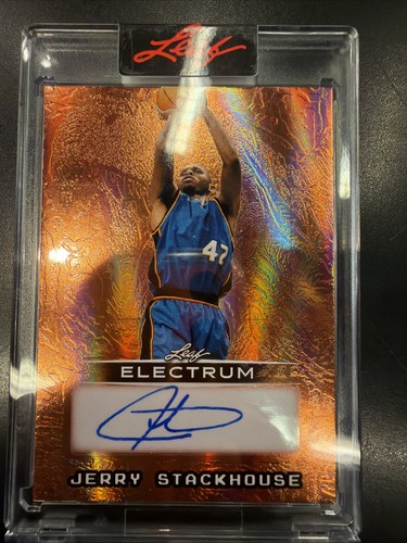 Jerry Stackhouse 2025 Leaf Electrum Auto /12 | eBay