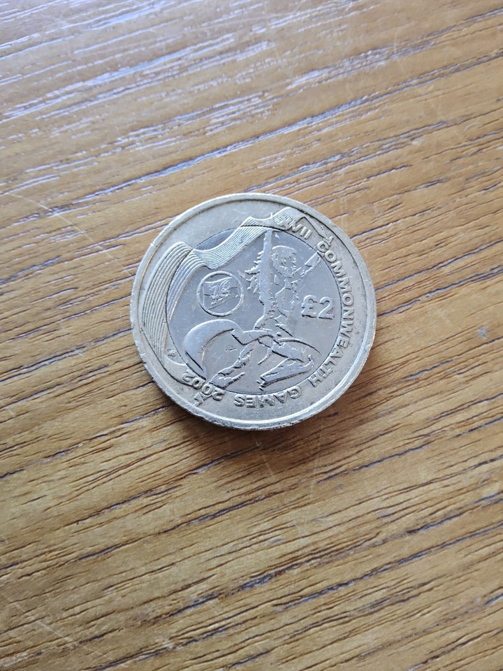 2002 Commonwealth Games £2 Pound Coin Northern Ireland Wales Scotland ...