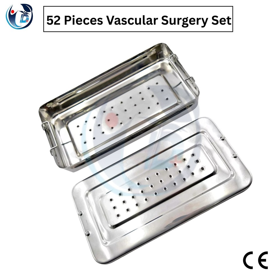 Vascular Surgery Set - 52 Pcs General Surgery Instruments, Premium ...