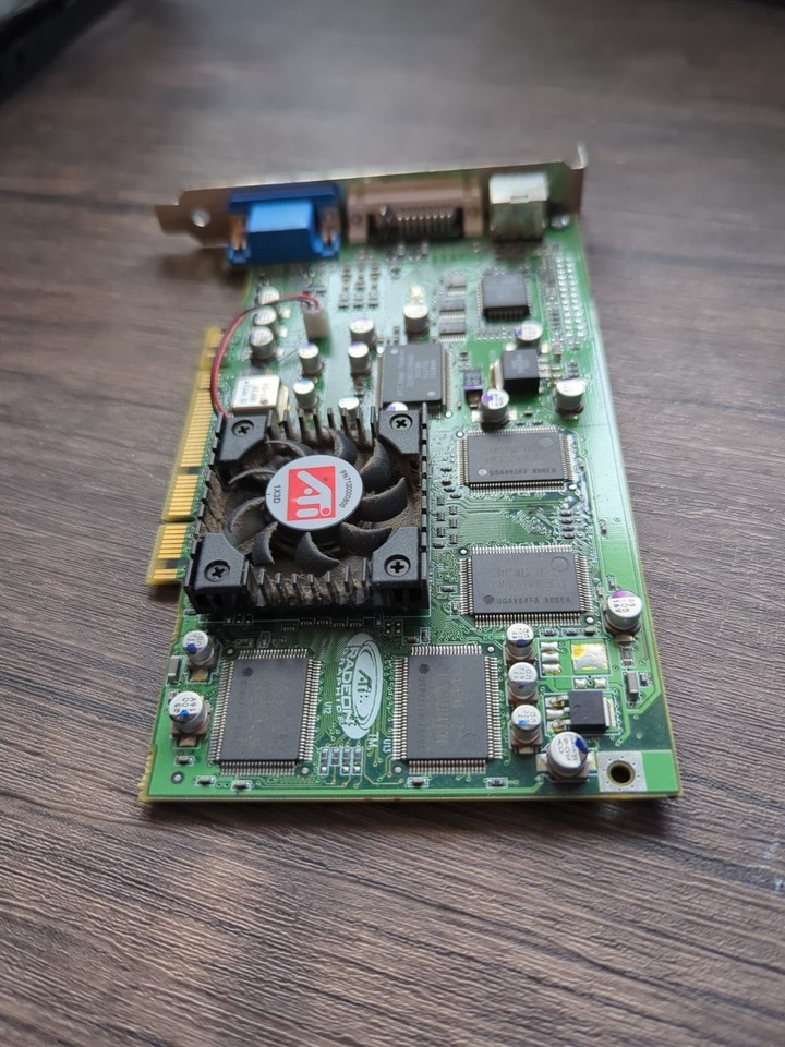 R6 Sg32m ATI Radeon 7200 32MB Graphics Card Rare PCI Version, Vintage ...