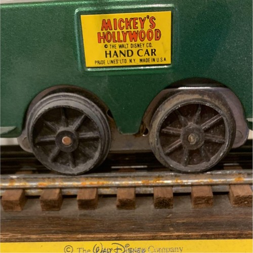 Figure Walt Disney Hollywood Mickey and Goofy Handcar Pride Lines LTD ...