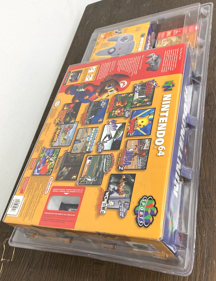 Nintendo 64 N64 Console Donkey Kong DK Bundle New in Box Factory Sealed ...