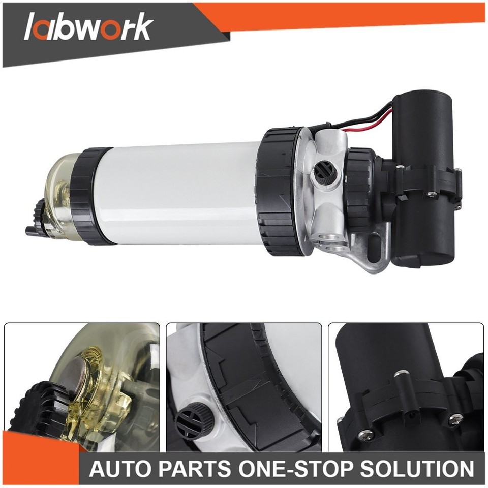 Labwork 87801340 87802203 Fuel Pump & Filter Assembly For Case Loaders ...