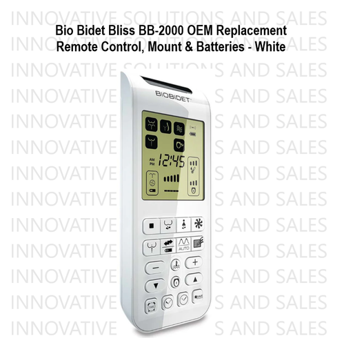 Bio Bidet Bliss BB2000 OEM Replacement Remote Control, Mount ...