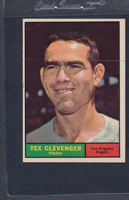 1961 Topps #291 Tex Clevenger Angels EX *1617 | eBay