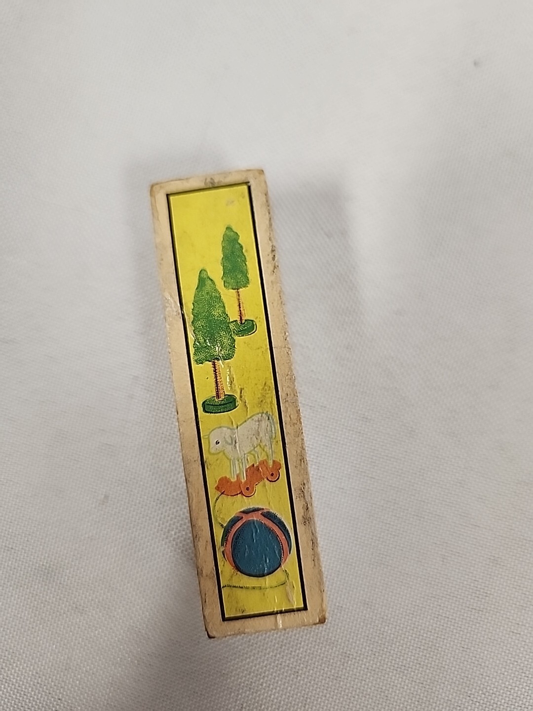 Vintage Antique Lithograph Block Germany & Wooden Pull Toy Pony ...