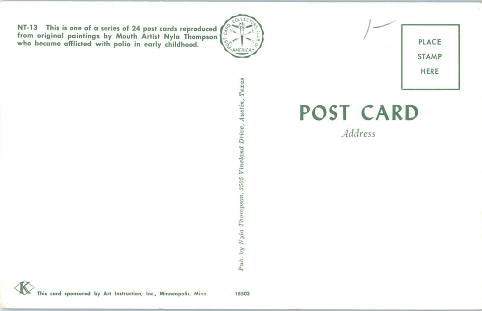 Dog Targets Birds from Original Paintings by Mouth Artist Nyla Thompson ...