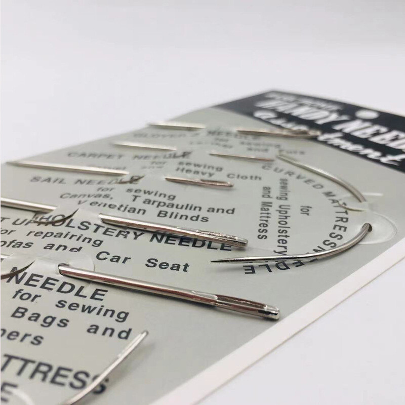 Multi-functional Hand Sewing Needle Bent/pointed Needle Leather Sewing ...