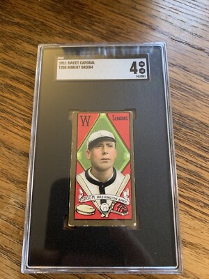 1911 T205 Gold Border Tobacco Bob Groom SGC 4 | eBay