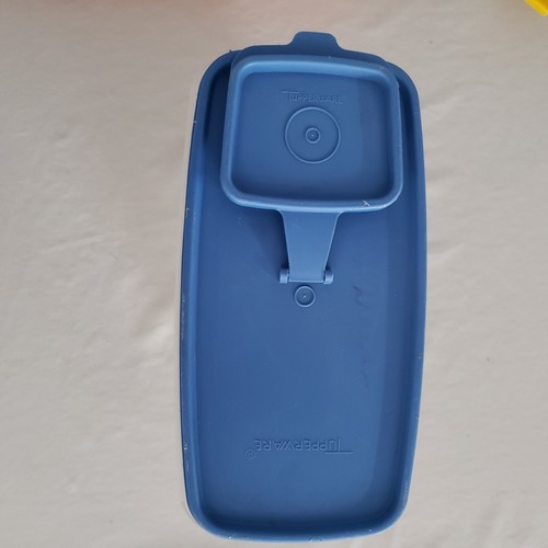 VTG Tupperware Cereal Keeper Container 1588 w/ Blue Flip Top Lid | eBay