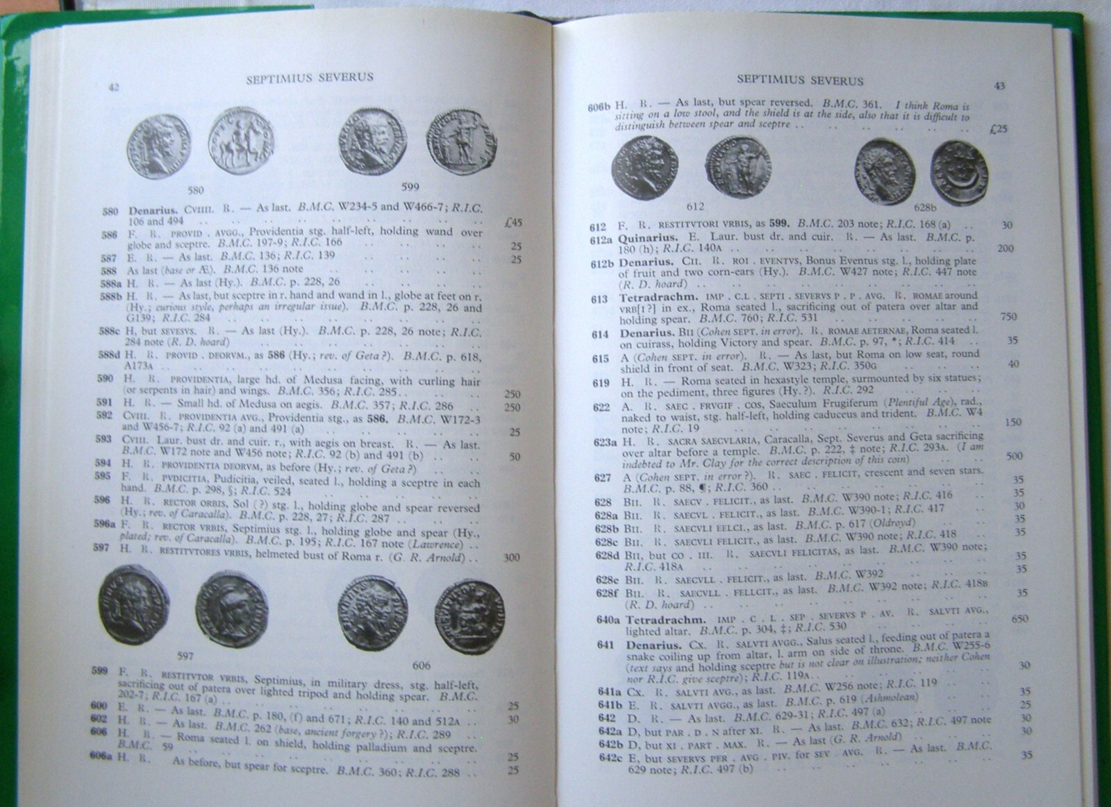 Seaby - Roman Silver Coins 1II Pertinax to Balbinus & Pupienus Book 166 ...