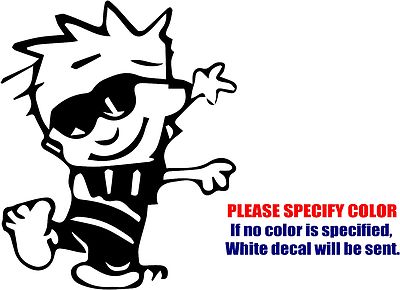 Vinyl Decal Sticker - Calvin Hobbes #02 Car Car Truck Bumper Window JDM ...