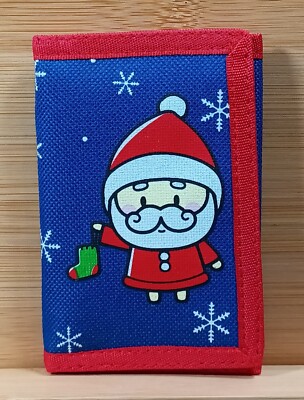 Trifold Kids Wallet - Santa Claus - Brand New | eBay