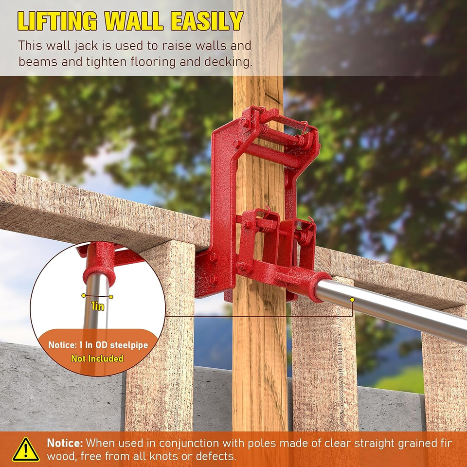 1000lbs Capacity Portable Wall Jacks for Framing Wall Jack for Lifting ...