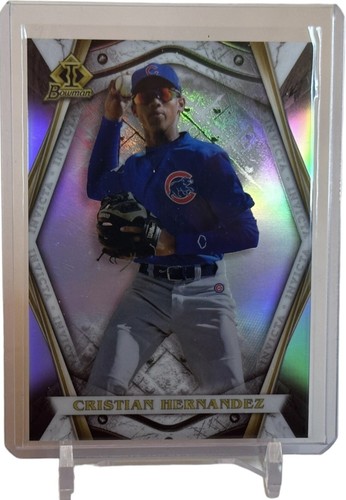2022 Bowman Chrome Christian Hernandez Invicta Insert Chicago Cubs #BI ...