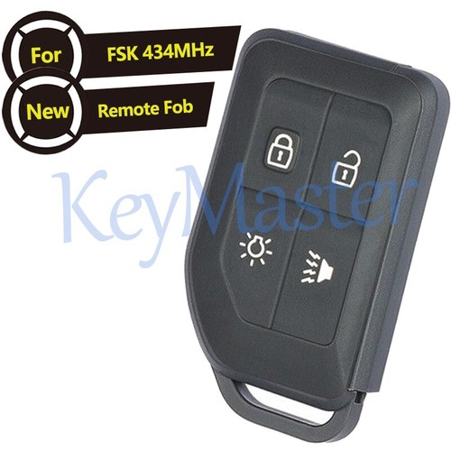 Replacement Remote Key Fob 4 Buttons FSK 434MHz for Volvo FM FH16 Truck ...