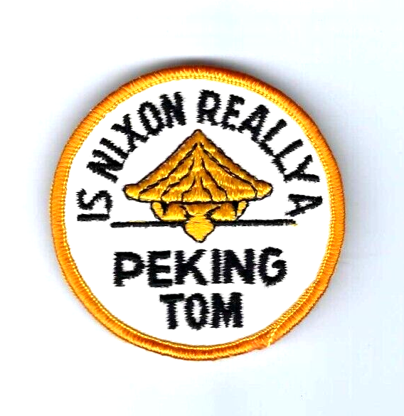 Is Nixon Really A Peking Tom Patch | eBay