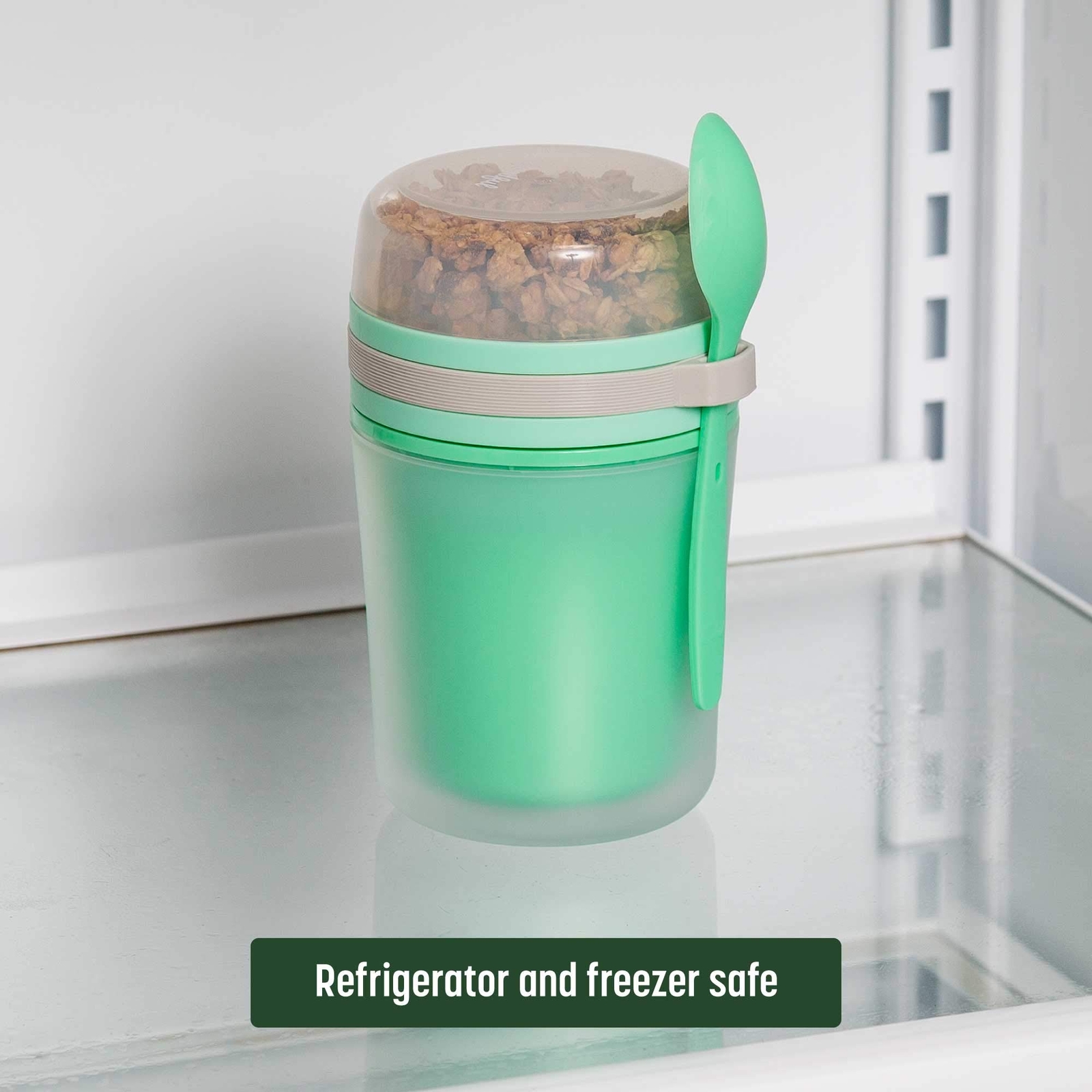 Double Wall Insulated Yogurt Container Leak Proof Food Storage Snack ...