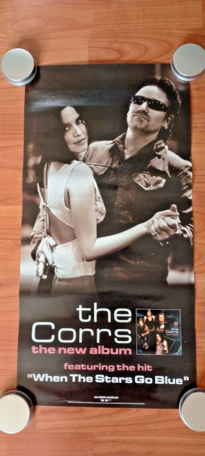 THE CORRS & BONO U2 2002 live in Dublin promo poster - used | eBay