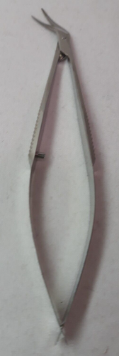 STAINLESS Corneal Scissors Eye Ophthalmic 4" Long 18mm Left Curved ...