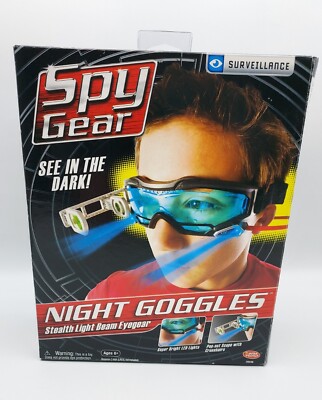 Spy Gear Night Goggles - Wild Planet - Stealth Light Beam Eyegear Blue ...